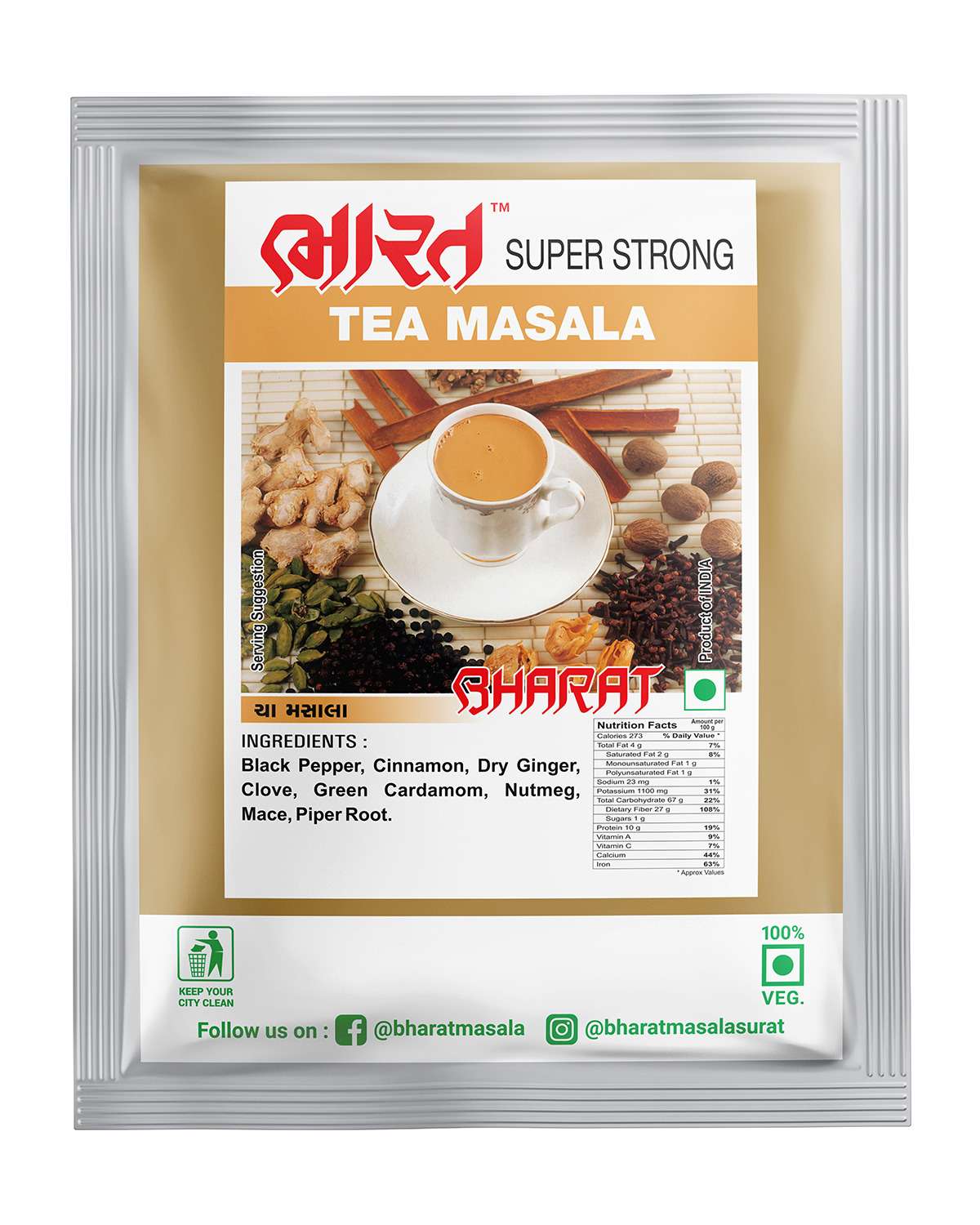 Sp. Tea Masala (Strong) - Bharat Masala